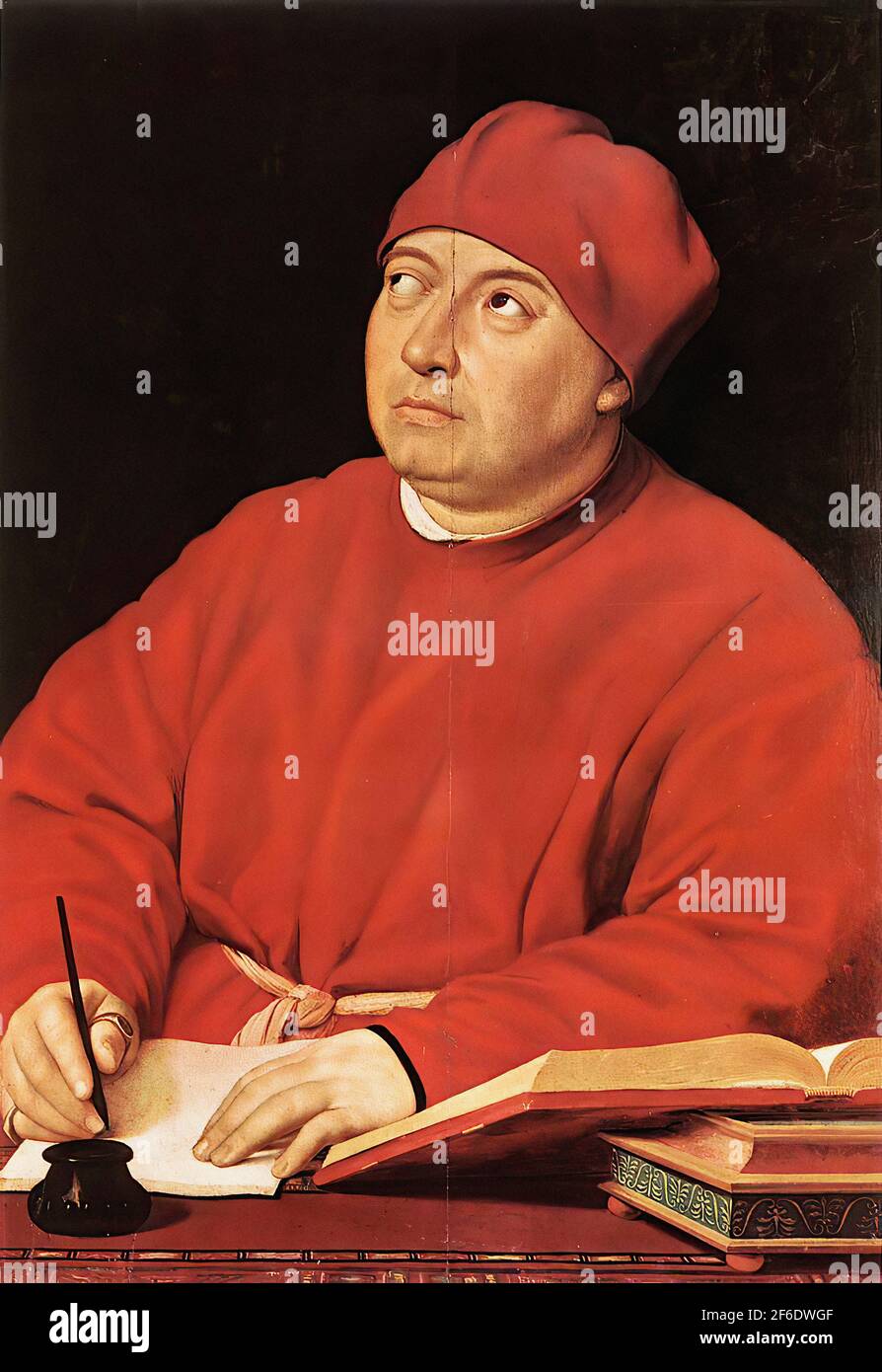 Raffaello Sanzio da Urbino - Raphael - Cardinal Tommaso Inghirami 1515 ...