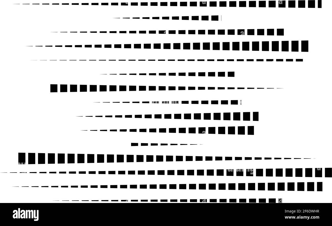 Dashed random parallel straight lines geometric element. Random ...