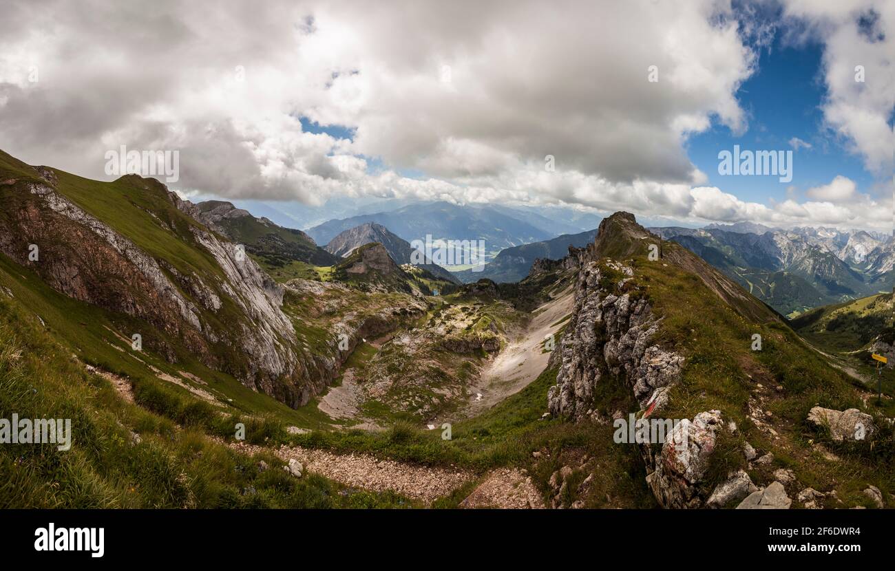 Hike at the rofan mountains hi-res stock photography and images - Alamy