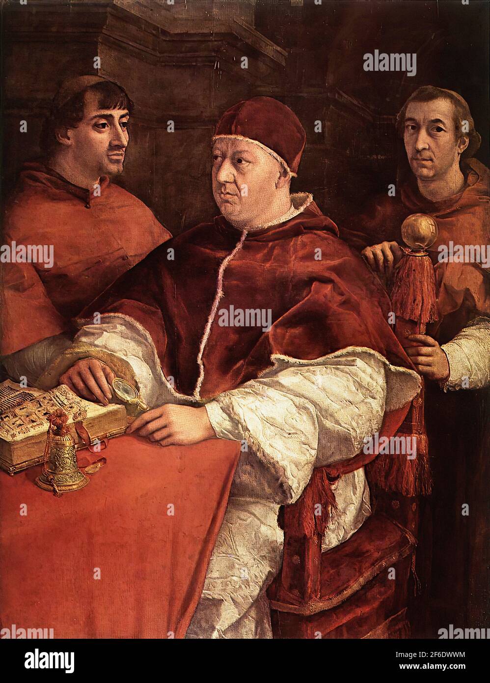 Raffaello Sanzio da Urbino - Raphael - Pope Leo Cardinals Giulio Medici ...