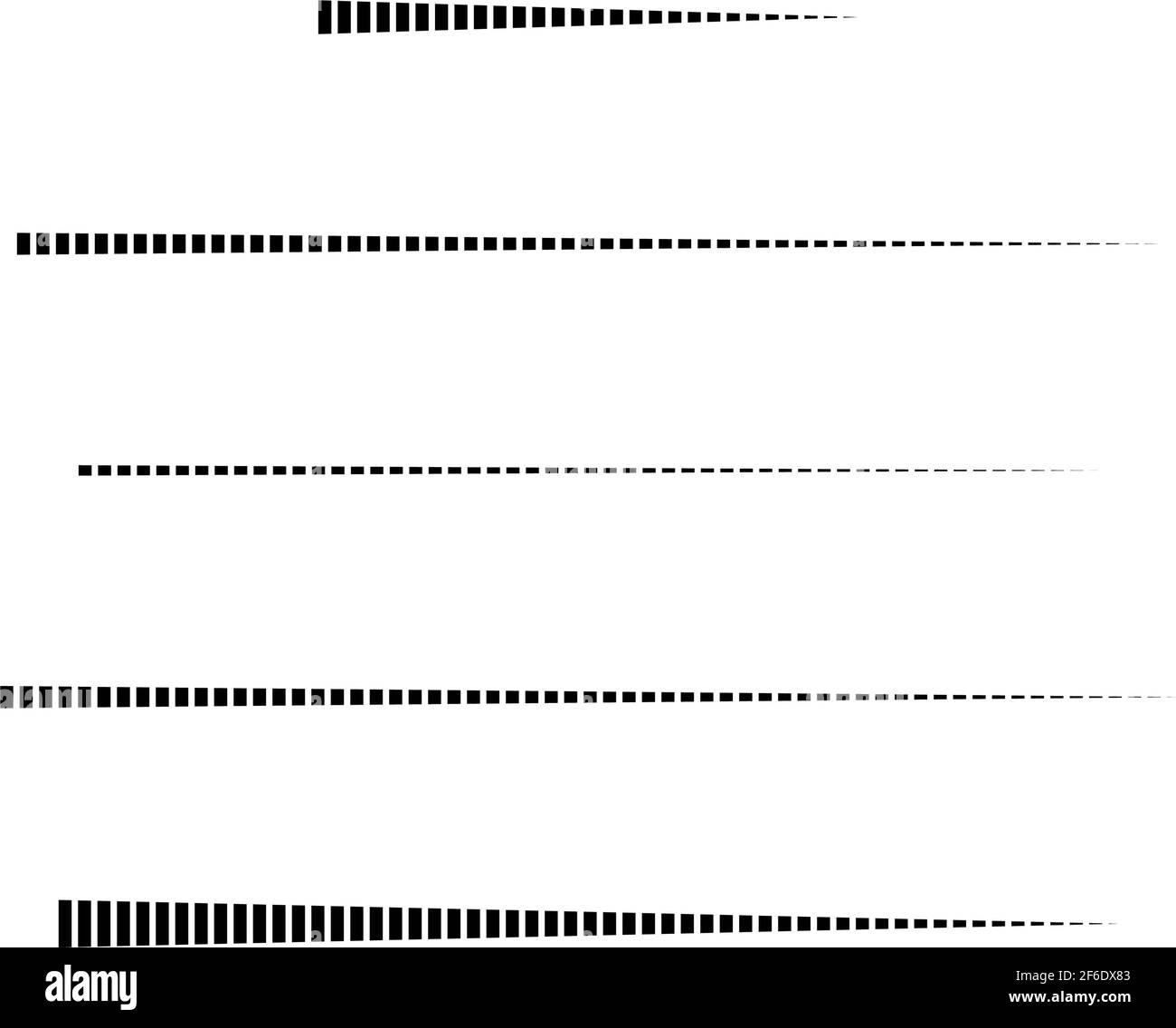 Dashed random parallel straight lines geometric element. Random ...