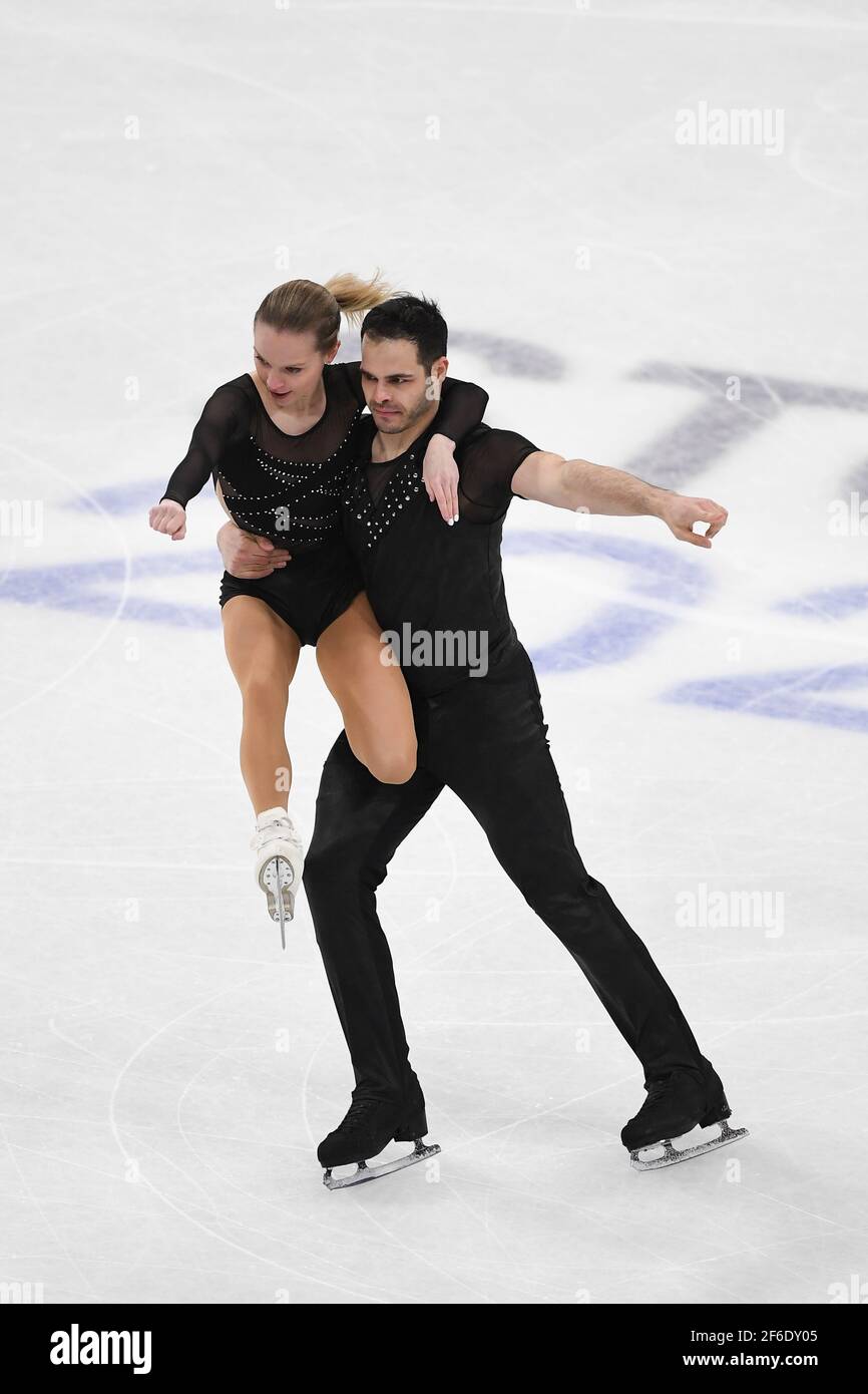 Ioulia CHTCHETININA & Mark MAGYAR HUN, during Pairs Free Program at the ...