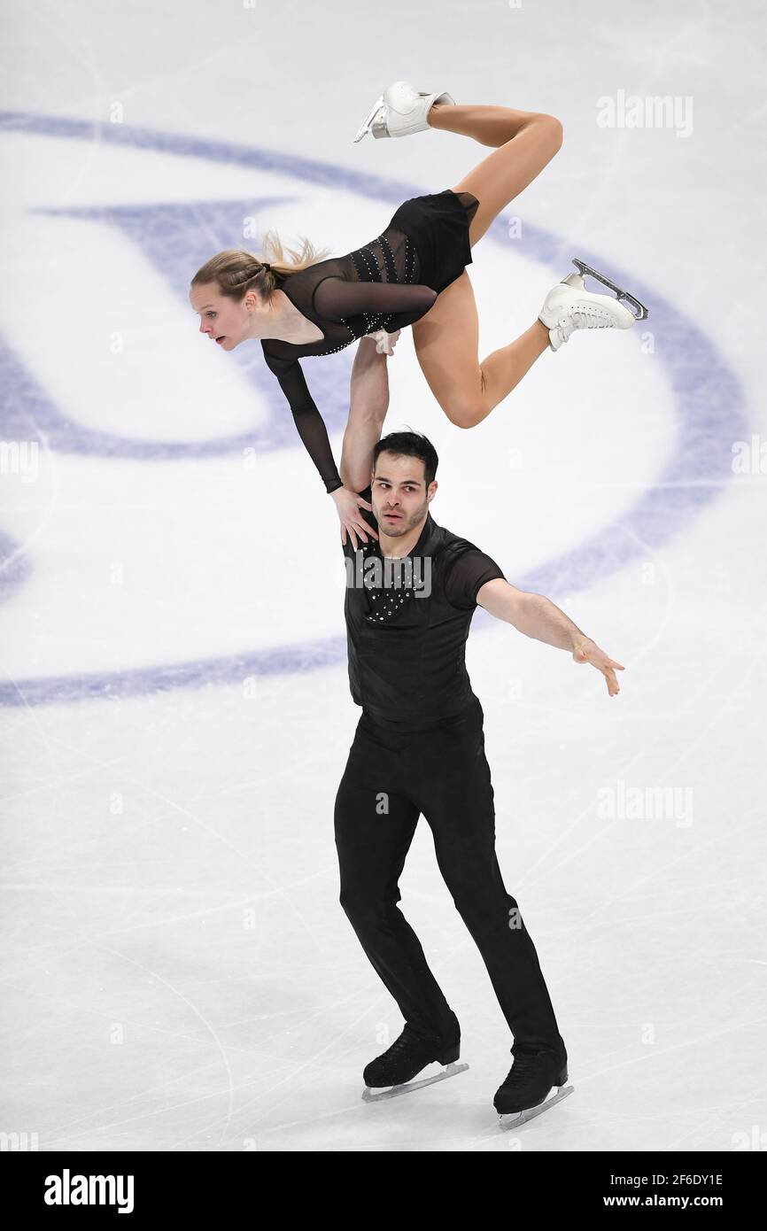 Ioulia CHTCHETININA & Mark MAGYAR HUN, during Pairs Free Program at the ...