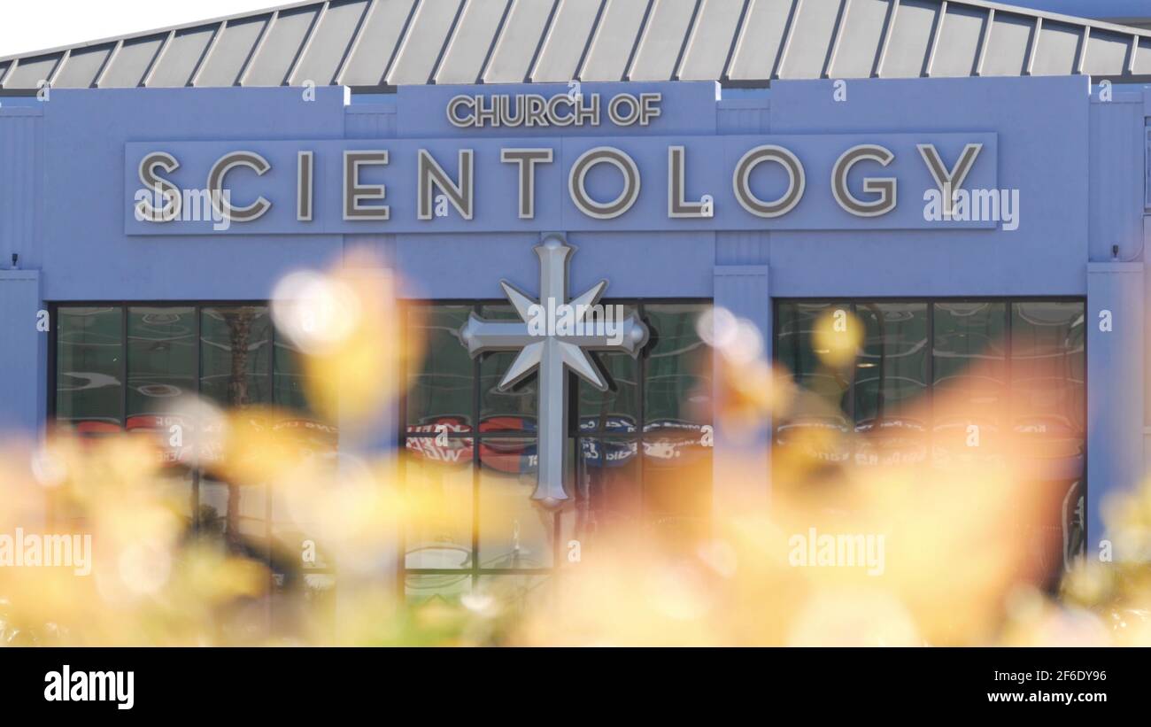Los Angeles, California USA - 24 Feb 2020: Church of Scientology ...
