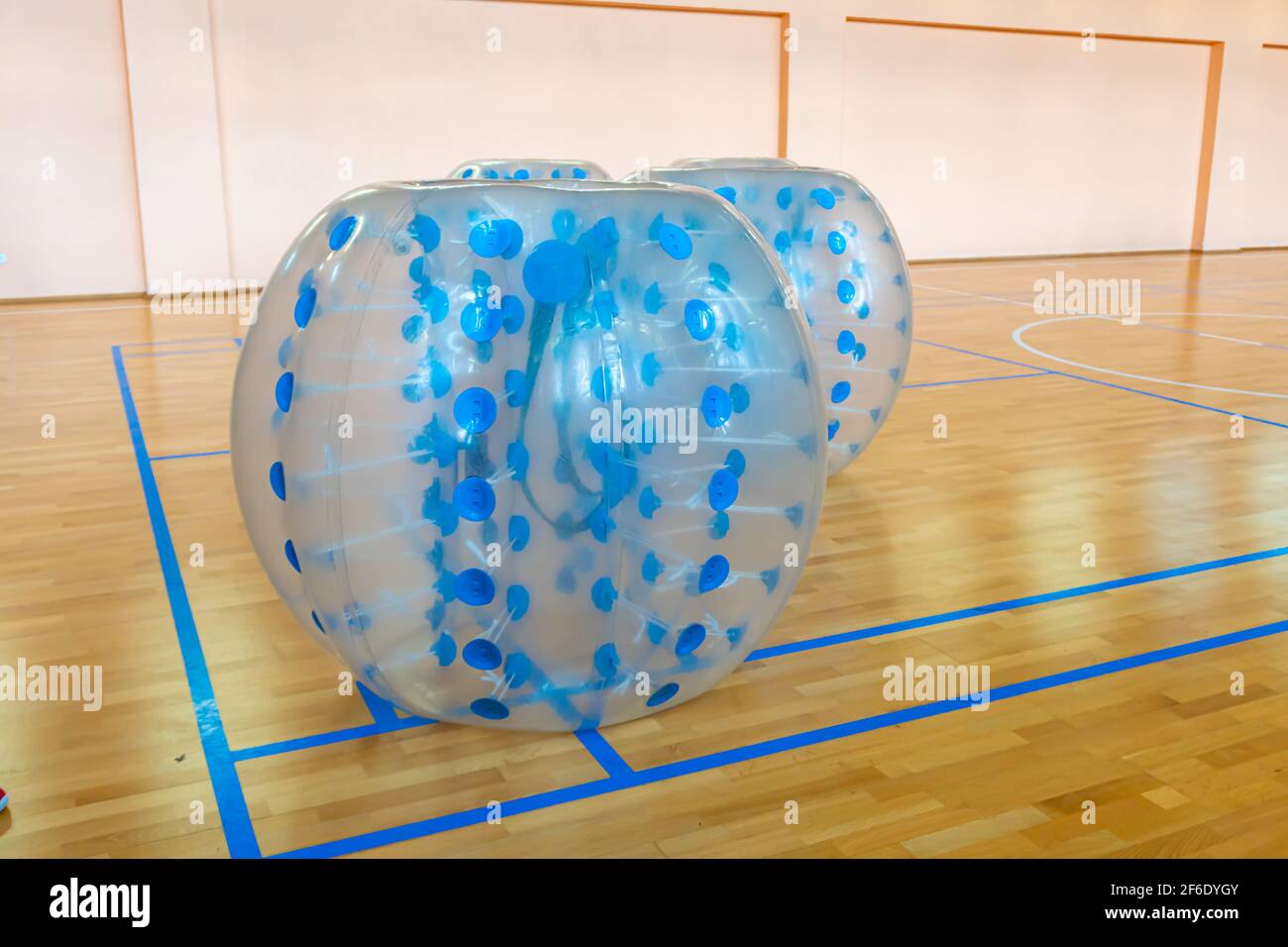 Equipment for team building sport game named bumper ball or bubble ball ...