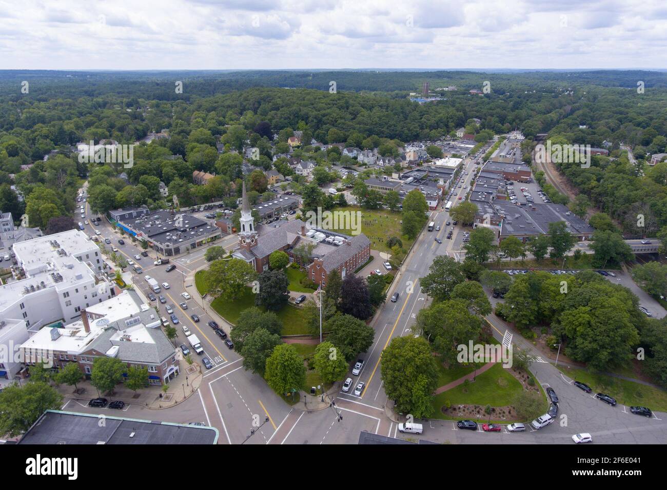 Downtown wellesley massachusetts usa hi-res stock photography and ...