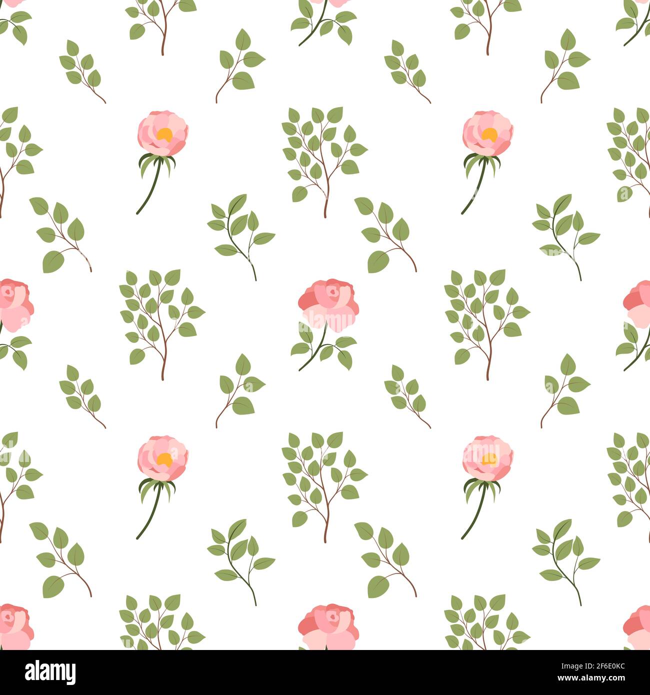 Spring flowers seamless pattern for fabric and textile Stock Vector ...