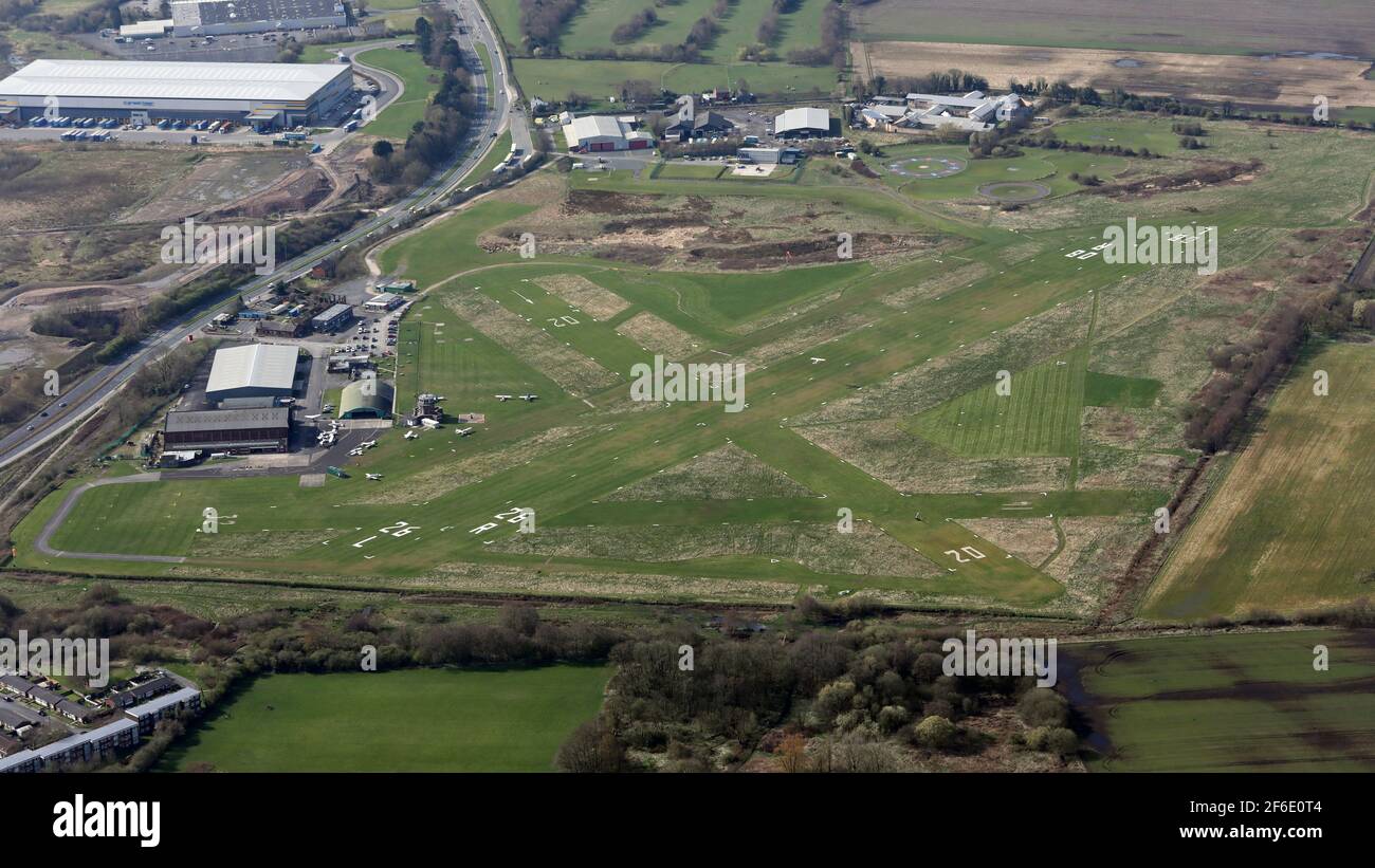 Manchester barton airport hi-res stock photography and images - Alamy