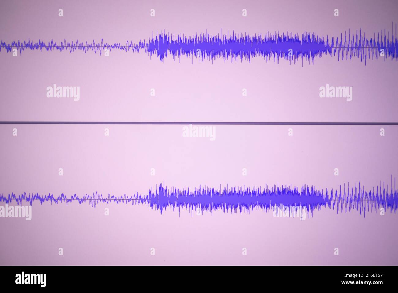 Voiceover studio voice actor dialogue recording audio sound wave on ...