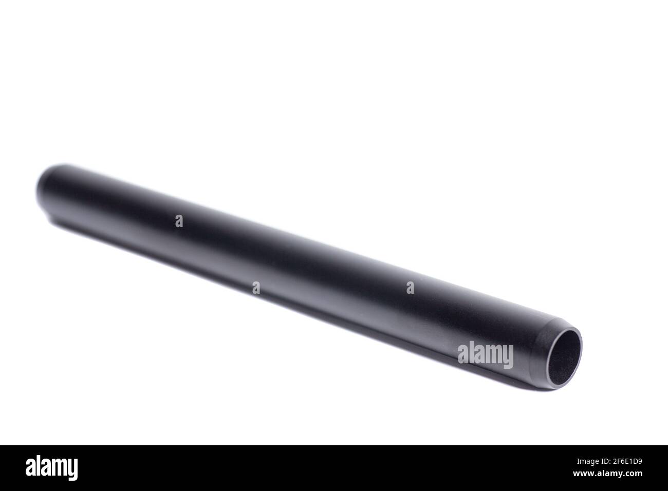 black tube isolated on white background Stock Photo - Alamy