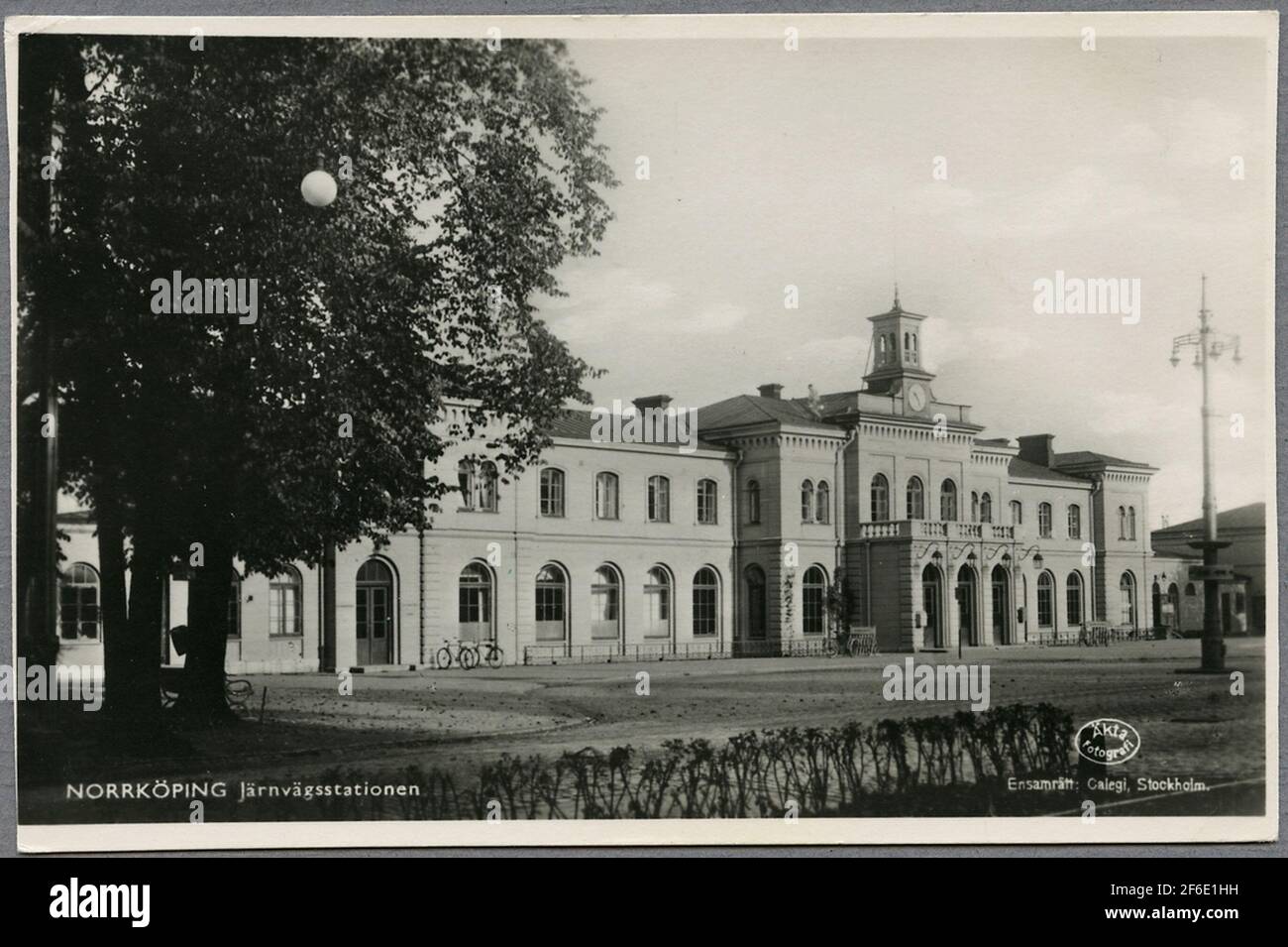 Norrköping Central Station seen from the street side Stock Photo - Alamy