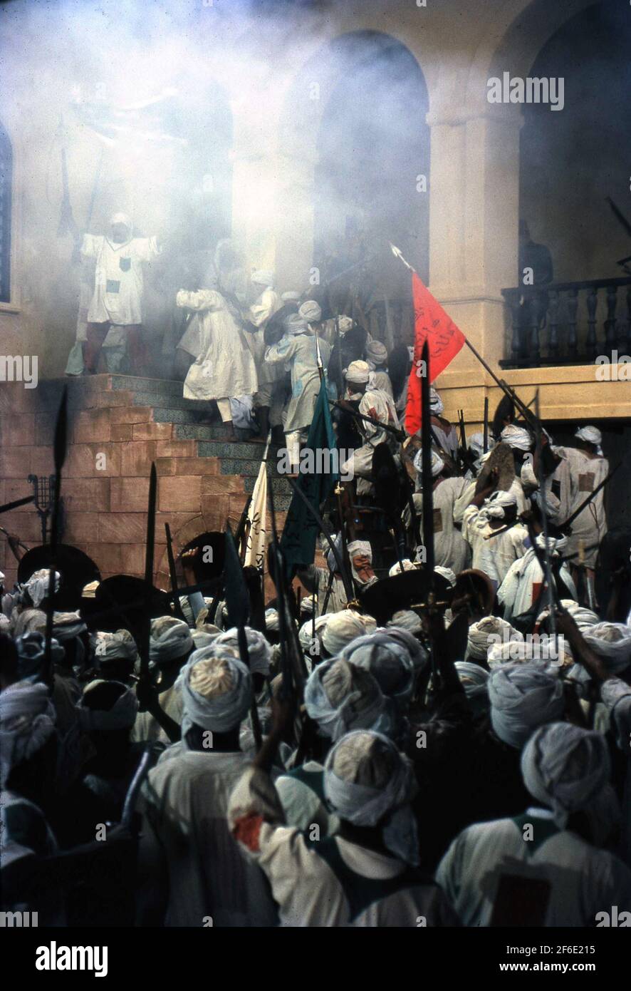 Death of General Gordon Scene for CHARLTON HESTON as General Charles ...