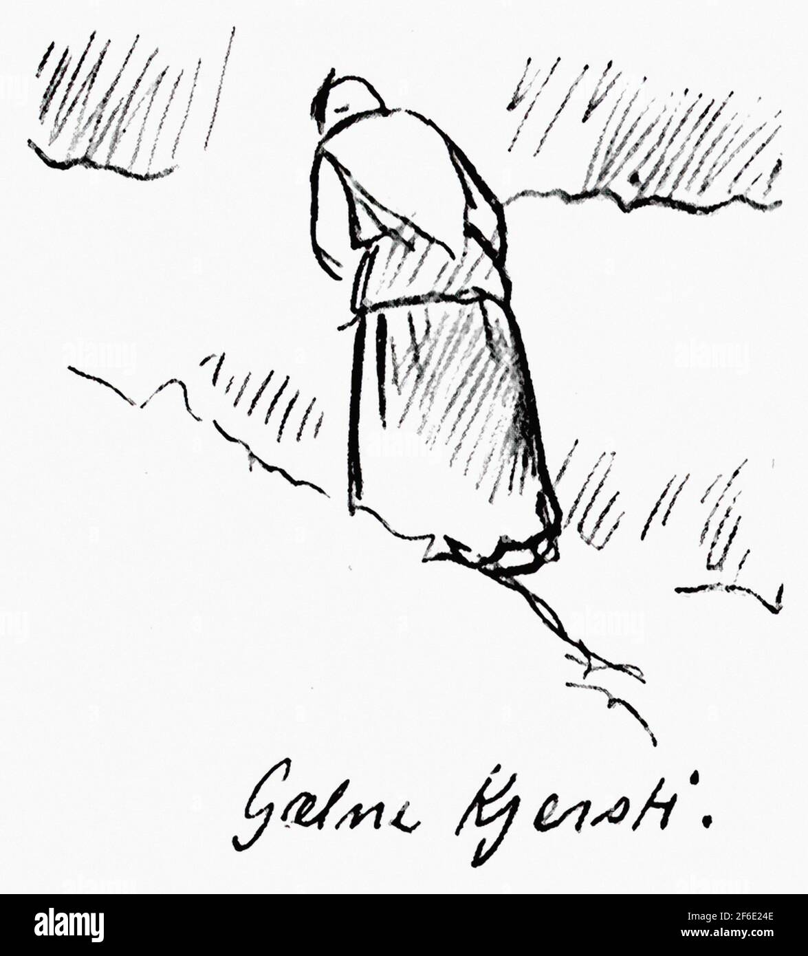 Theodor Kittelsen - Gamle Kjerring Stock Photo - Alamy