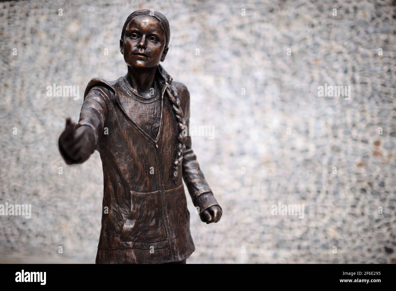 Greta thunberg statue hi-res stock photography and images - Alamy