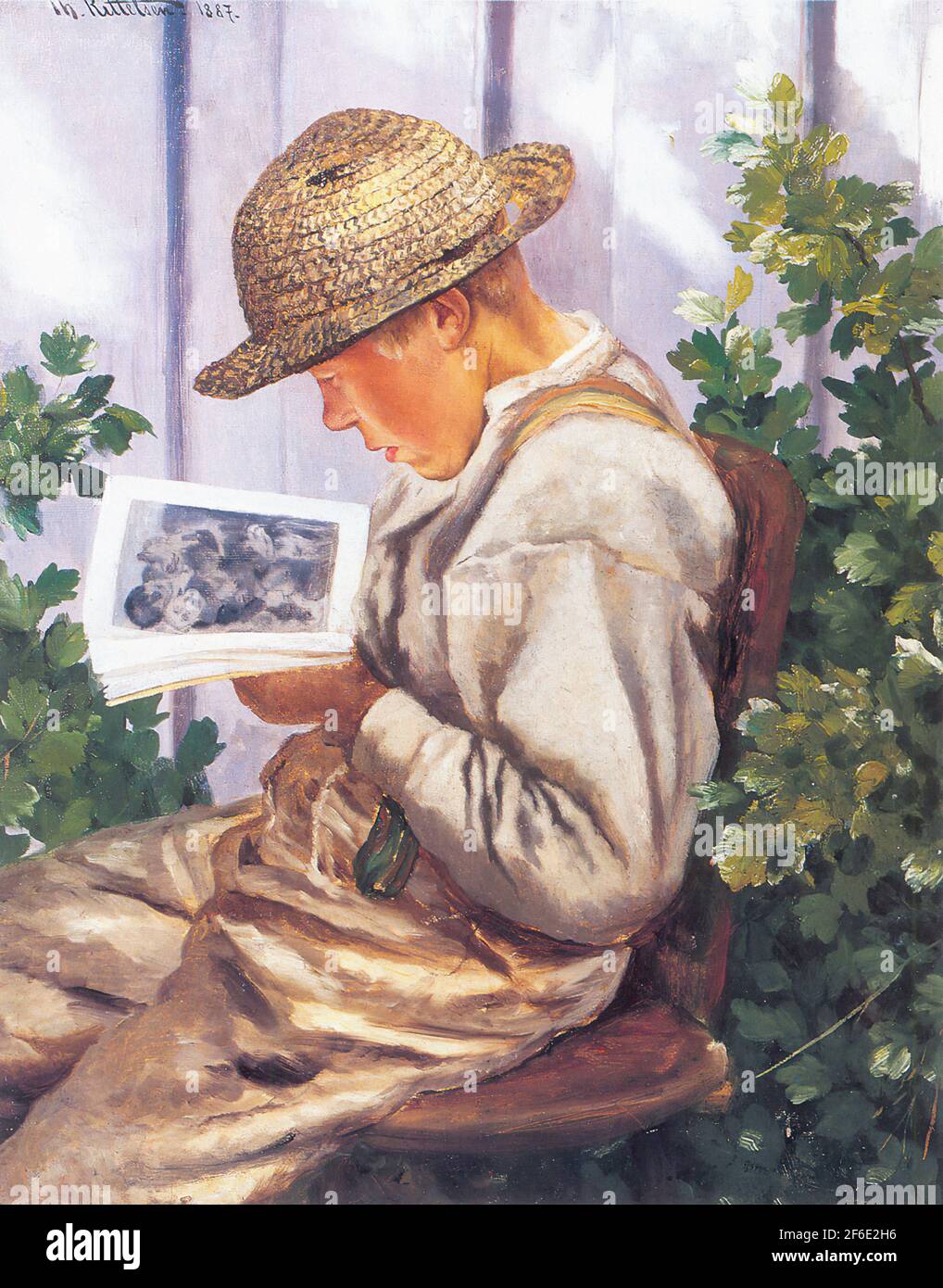 Theodor Kittelsen - Kristian Hjerteknuser Stock Photo - Alamy