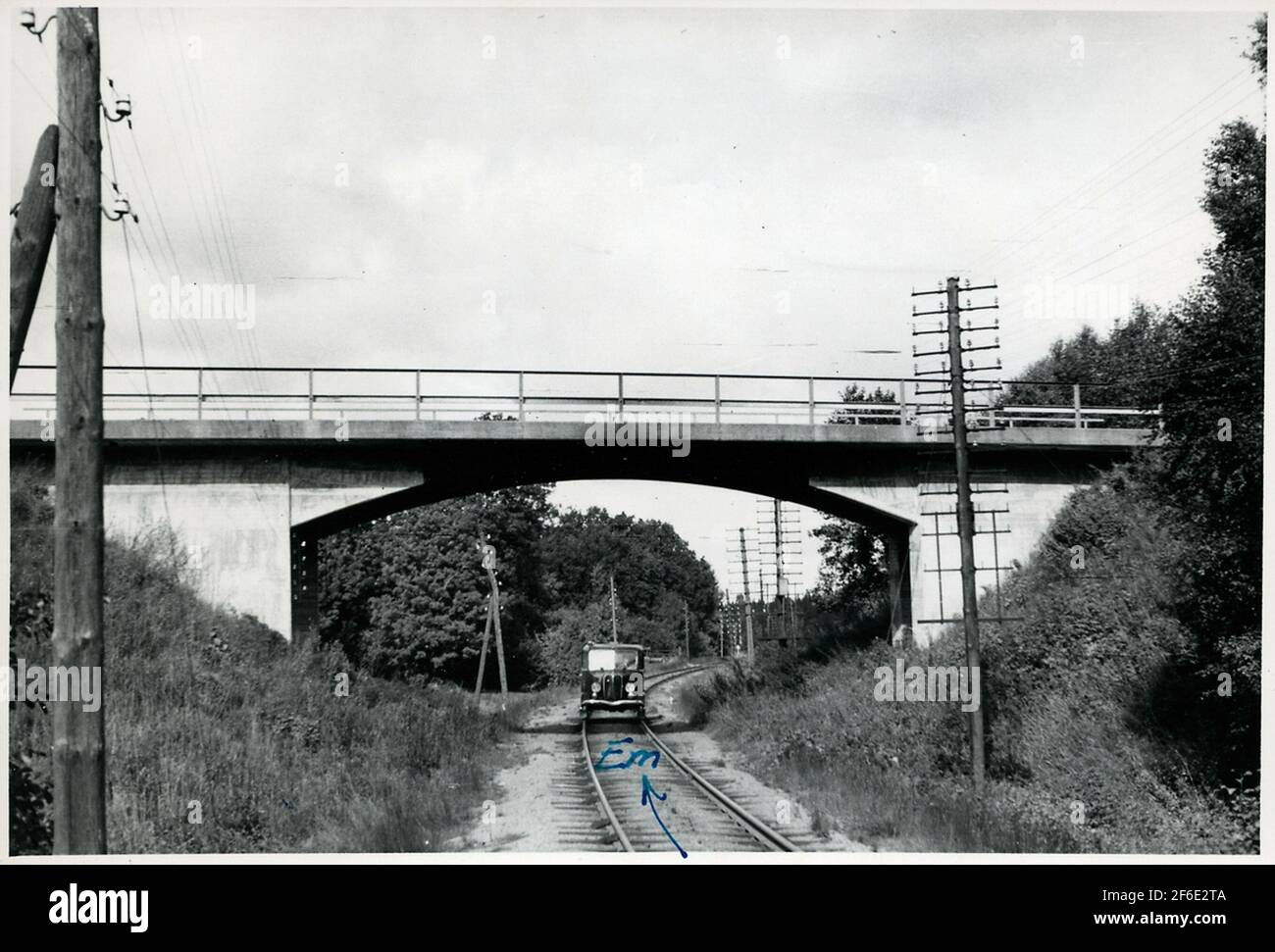 Road bridge over railway Stock Photo - Alamy