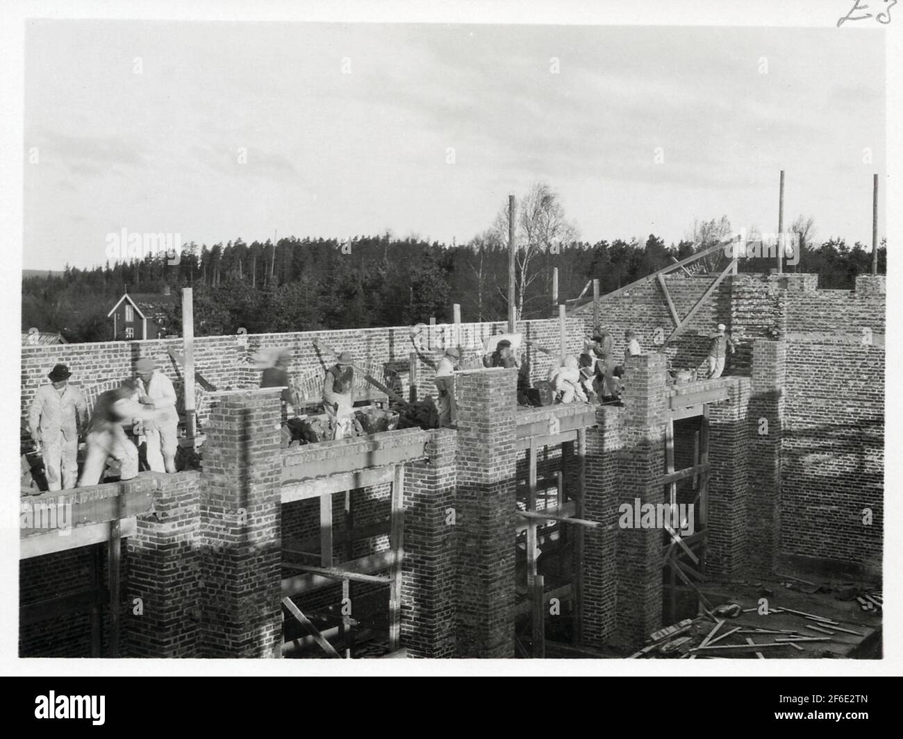 Building of transformer station Stock Photo - Alamy