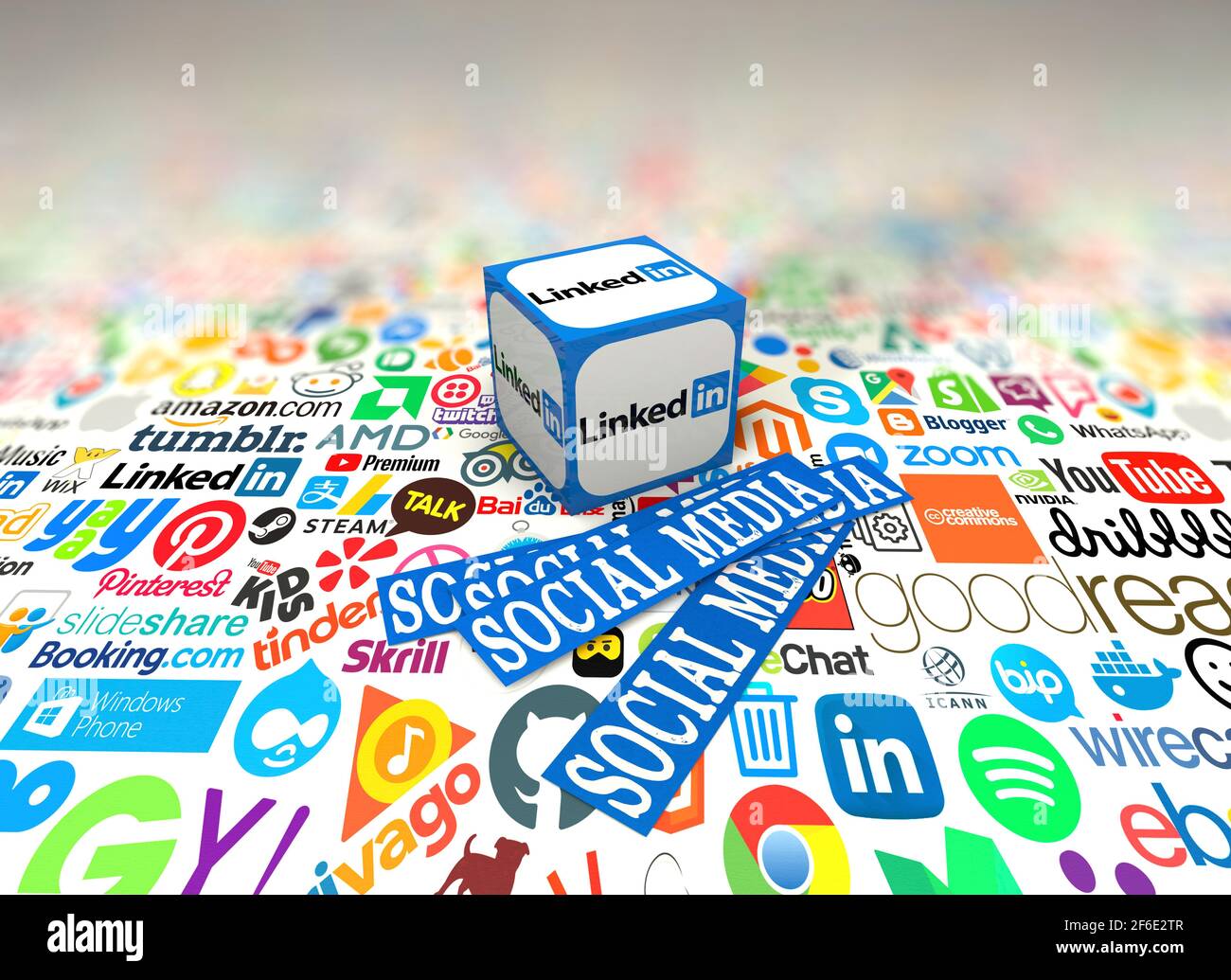 LinkedIn, Social Media Stock Photo Stock Photo - Alamy