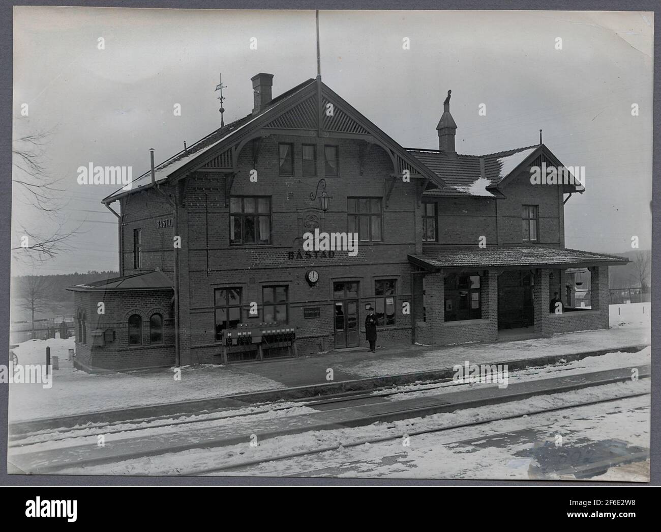Båstad Southern railway station Stock Photo - Alamy