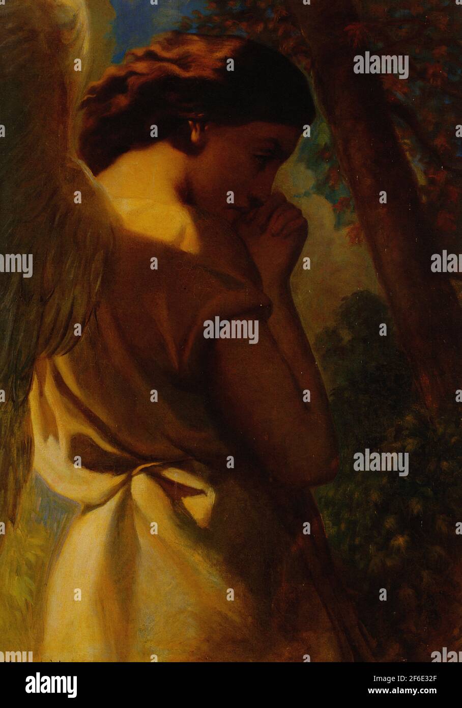 Théodore Chassériau - Angel 1840 Stock Photo - Alamy