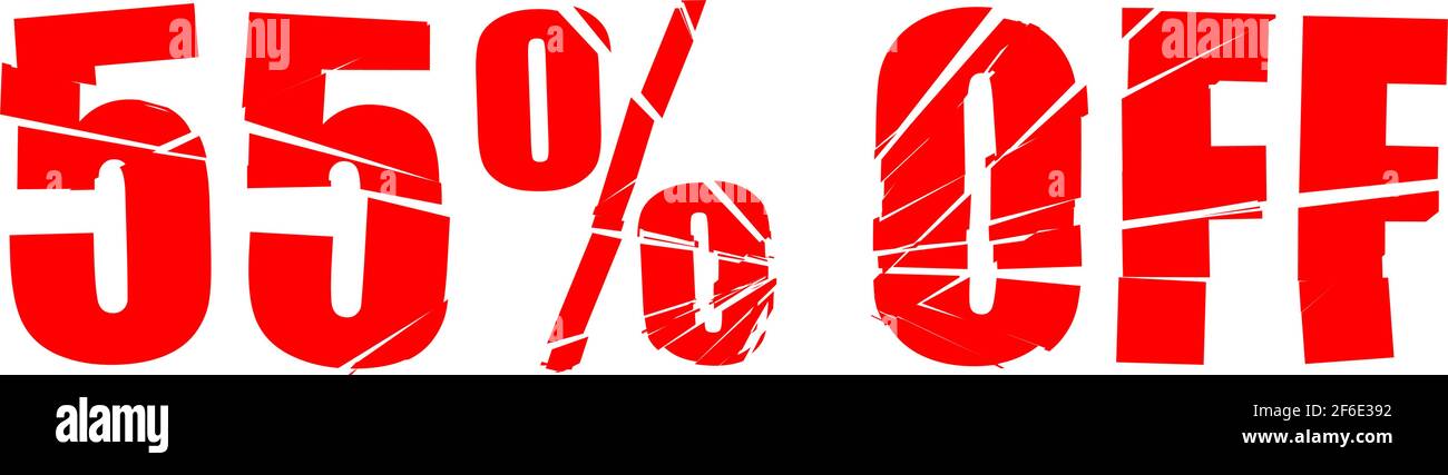 Percentage off discount tag, label numbers. Price cut, bargain sales ...