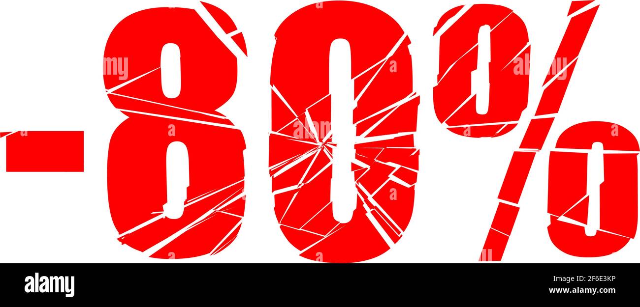 Percentage off discount tag, label numbers. Price cut, bargain sales ...