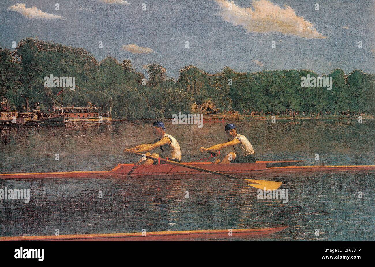 Thomas Eakins - Biglin Brothers Racing 1873 Stock Photo - Alamy