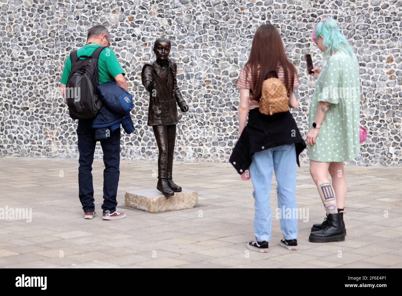 Greta thunberg statue hi-res stock photography and images - Alamy