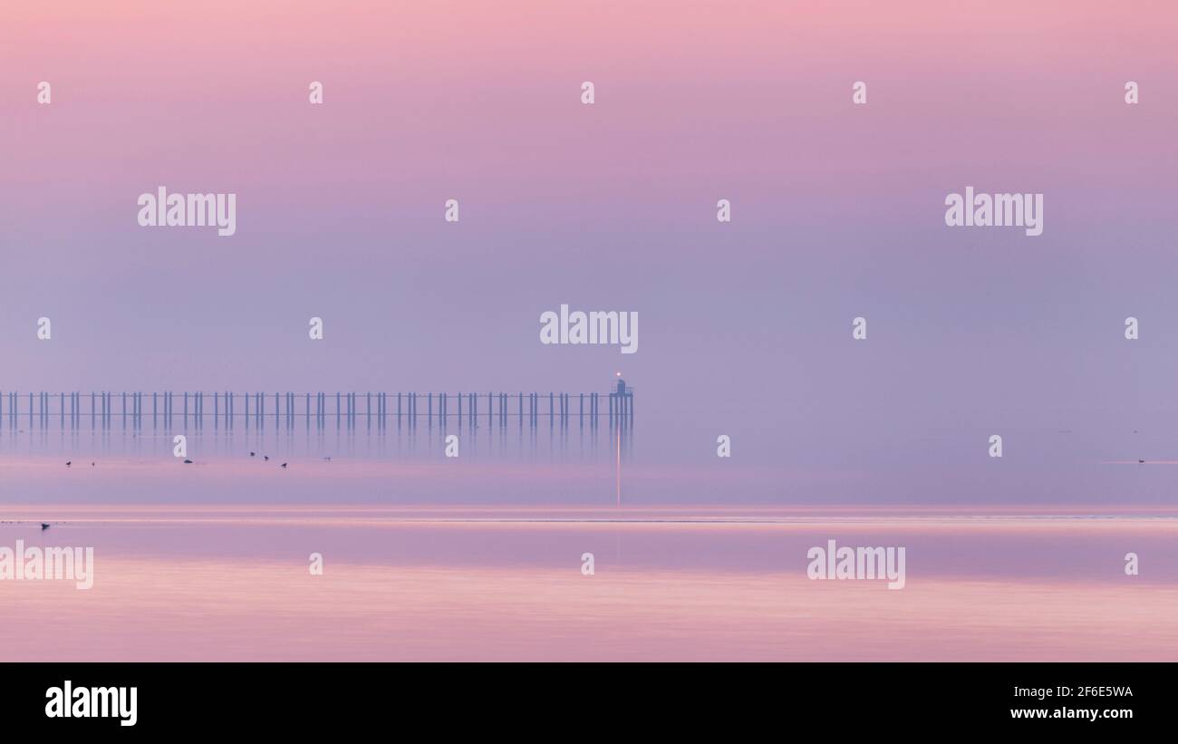 Warning Light on End of Cold War Defence Boom at Shoeburyness taken ...