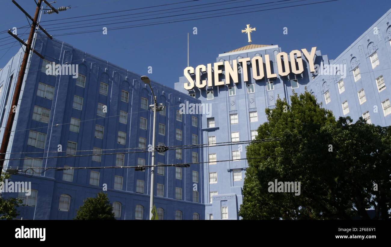 Los Angeles, California USA - 24 Feb 2020: Church of Scientology ...