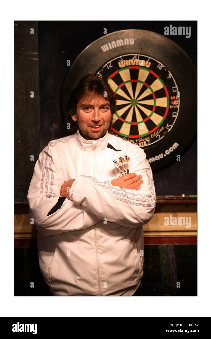 Andy Fordham behind the bar and playing darts in The Cutty Sark in ...