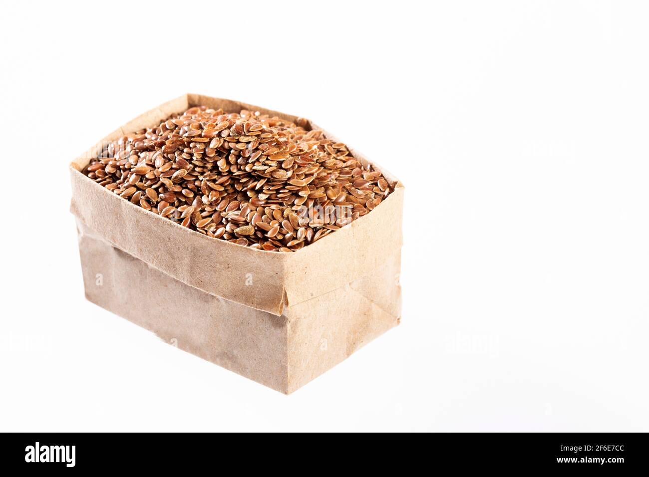 Common flax linum usitatissimum Cut Out Stock Images & Pictures - Alamy