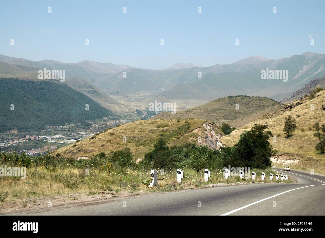 Mountains in Nagorno Karabakh, Artsakh. After Soviet Union collapsed ...