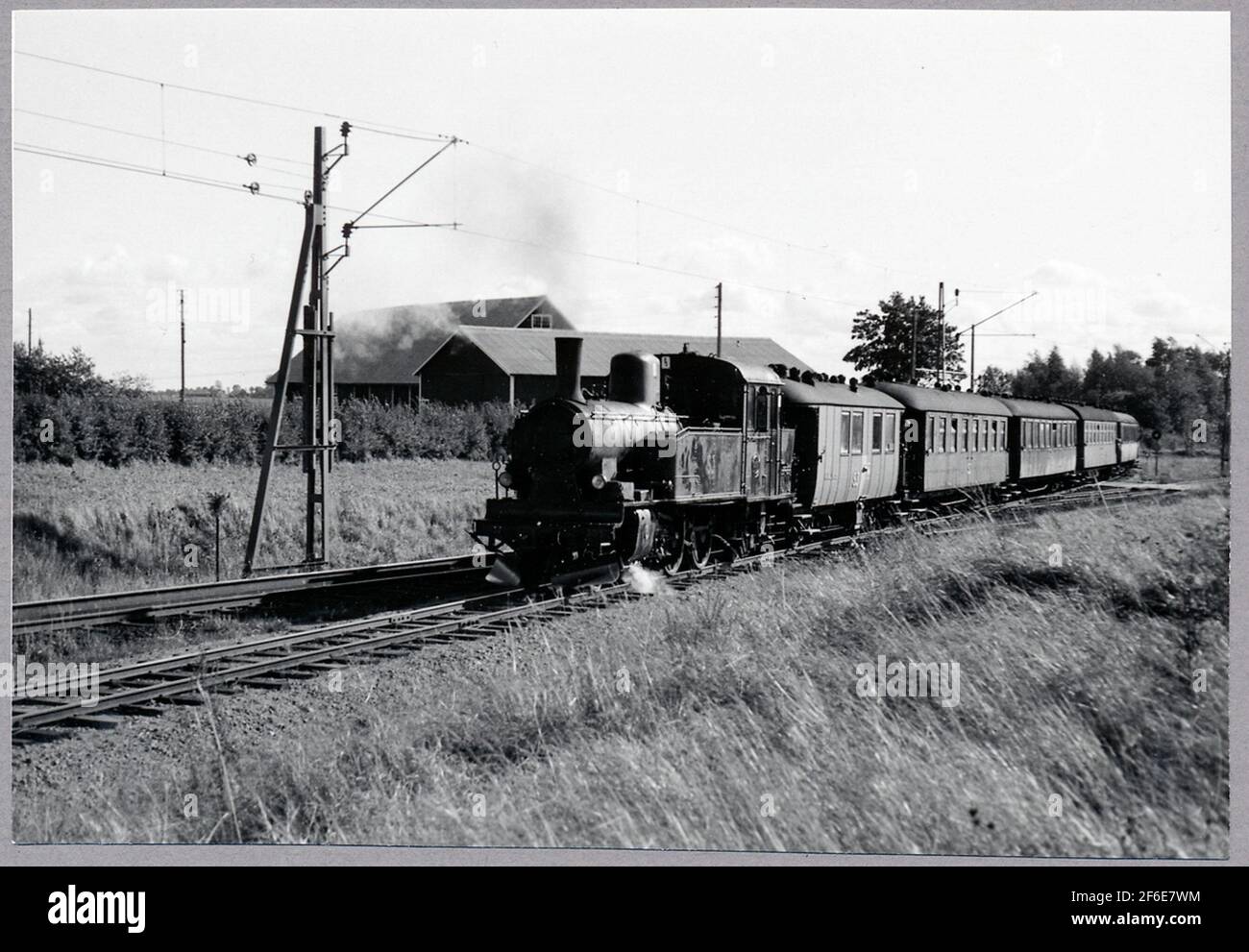 Last passenger train passes the entrance to the bird. State Railways ...
