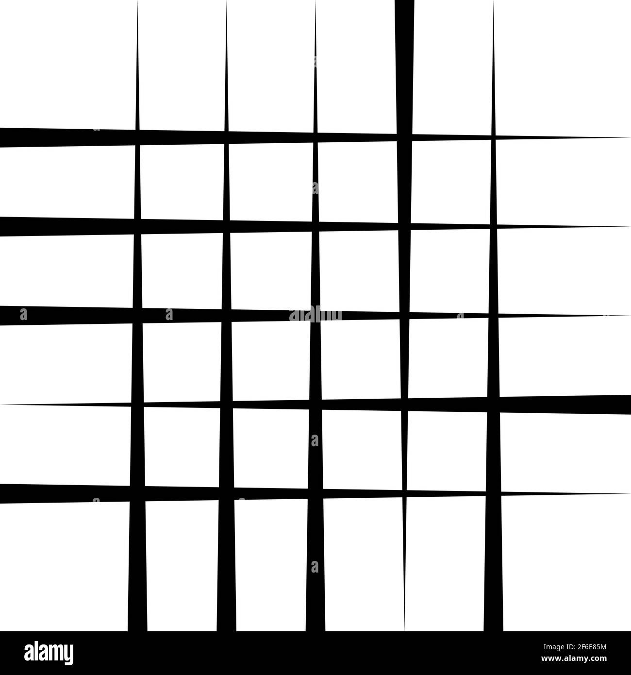 Abstract grid, mesh, lattice, grating geometric element. Intersecting ...