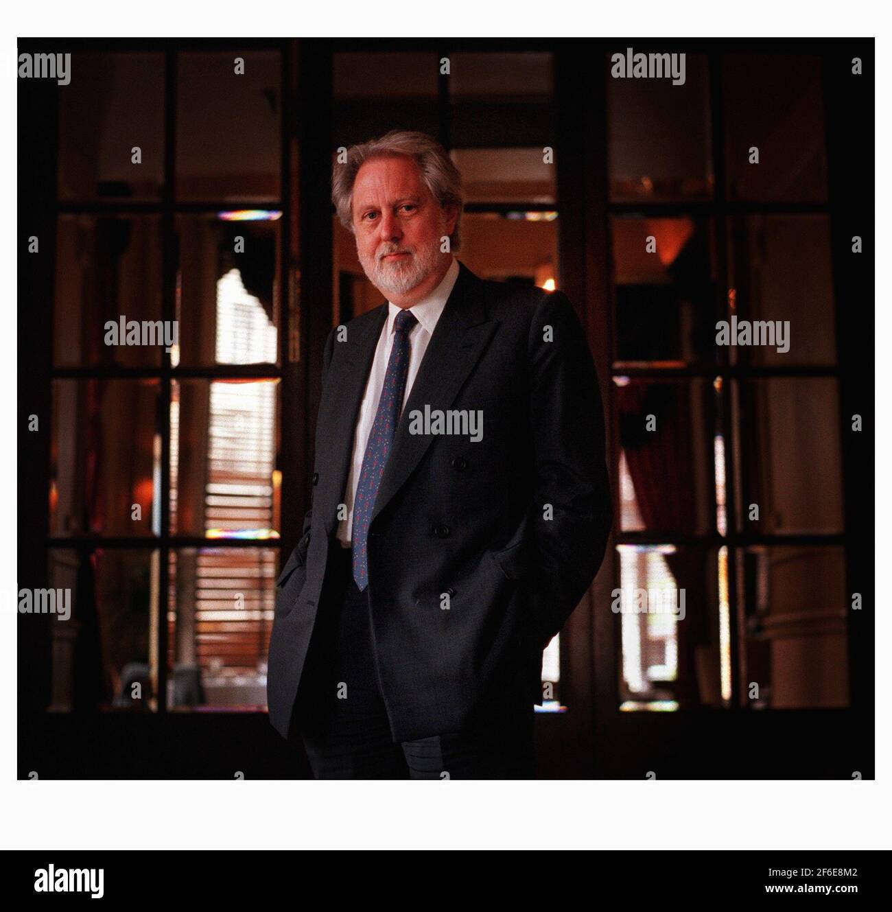 David Puttnam film director May 2000seen here at the Langham Hilton ...