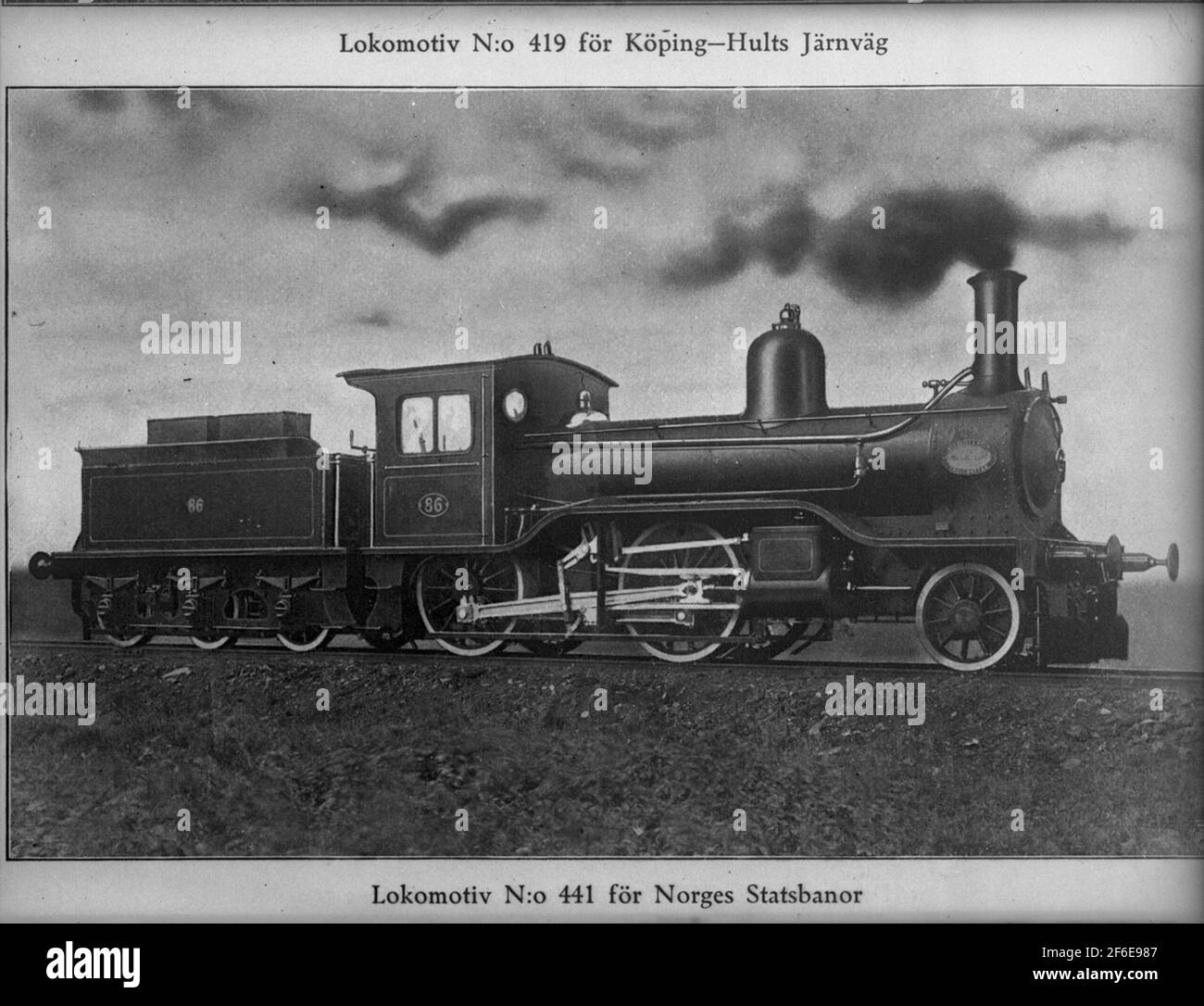 NSB Lok 86 Stock Photo - Alamy