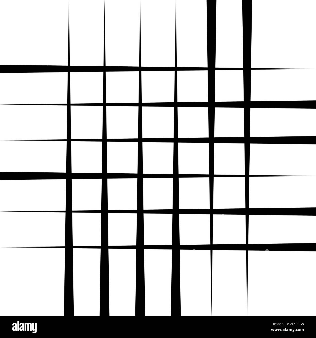 Abstract grid, mesh, lattice, grating geometric element. Intersecting ...