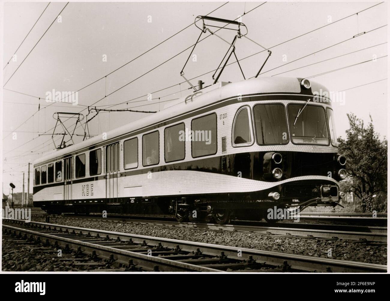 Cologne - Bonn railways, KBE ET 201, MAJ 1960 Stock Photo - Alamy