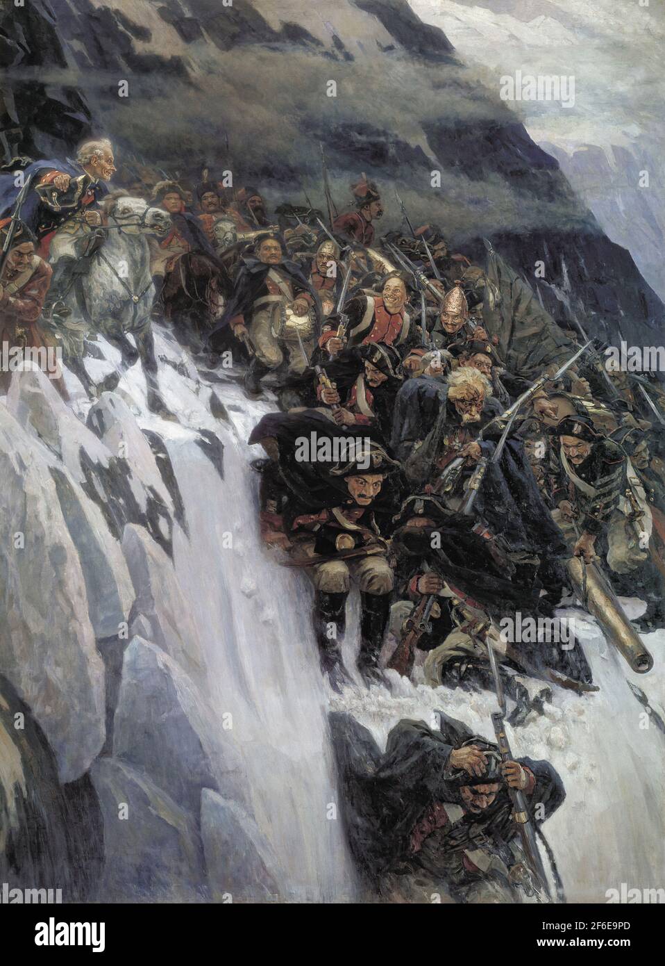 Suvorov crossing alps hi-res stock photography and images - Alamy