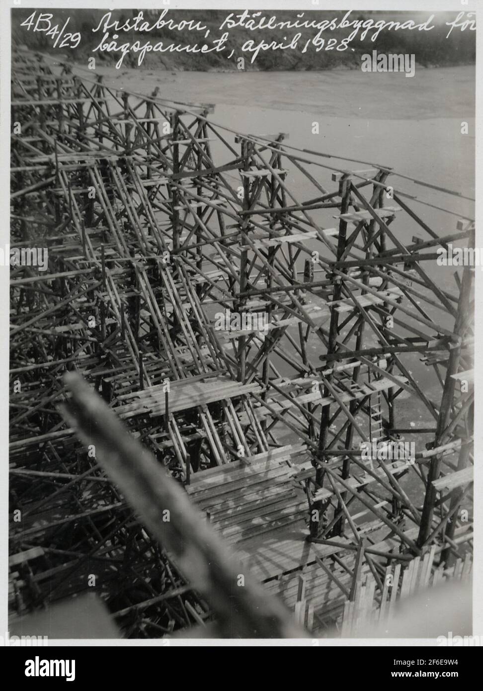 Stand building for the arcs Stock Photo - Alamy