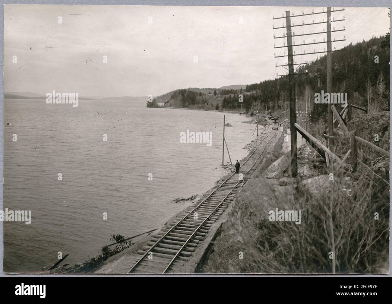 Support Lake, on the line between Stöde and Water Stock Photo - Alamy