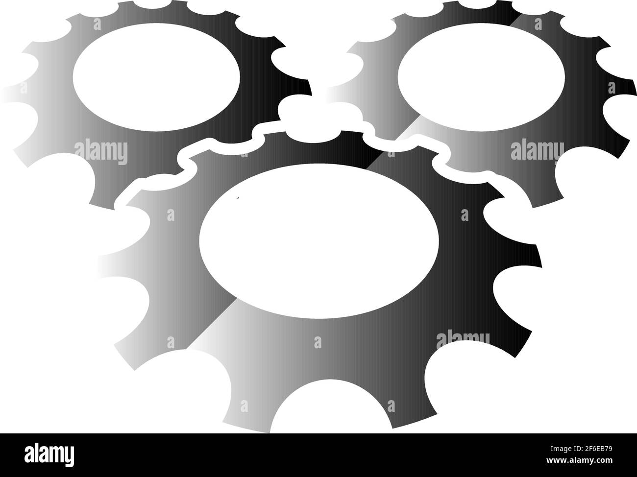 Gear, gearwheel, cogwheel icon, symbol, logo for repair, maintenance ...