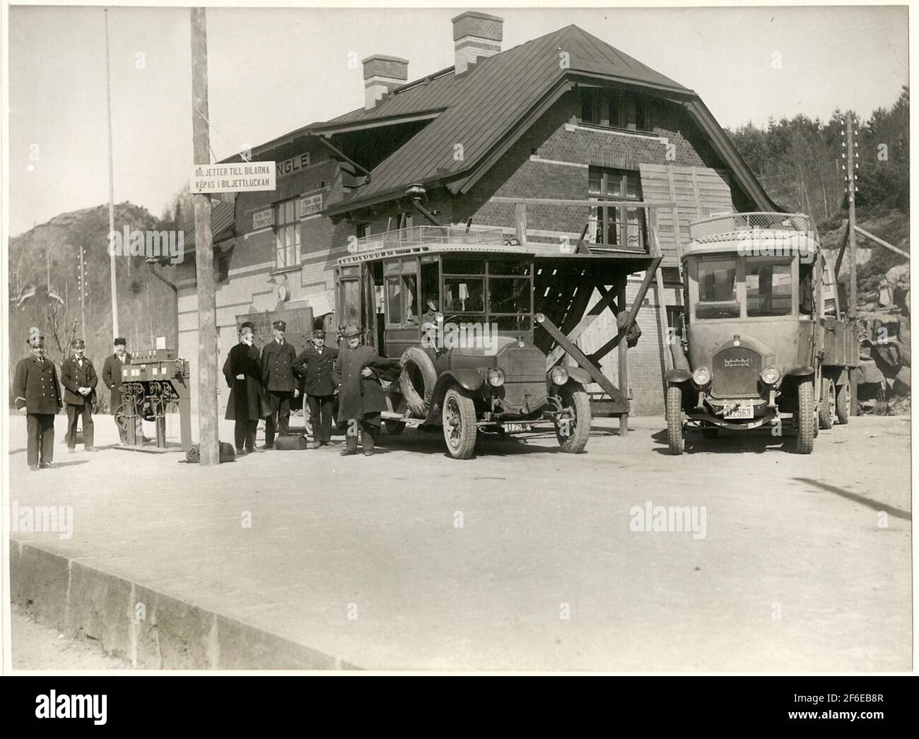Buses at Dingle Station. The state's railways, sj Stock Photo - Alamy