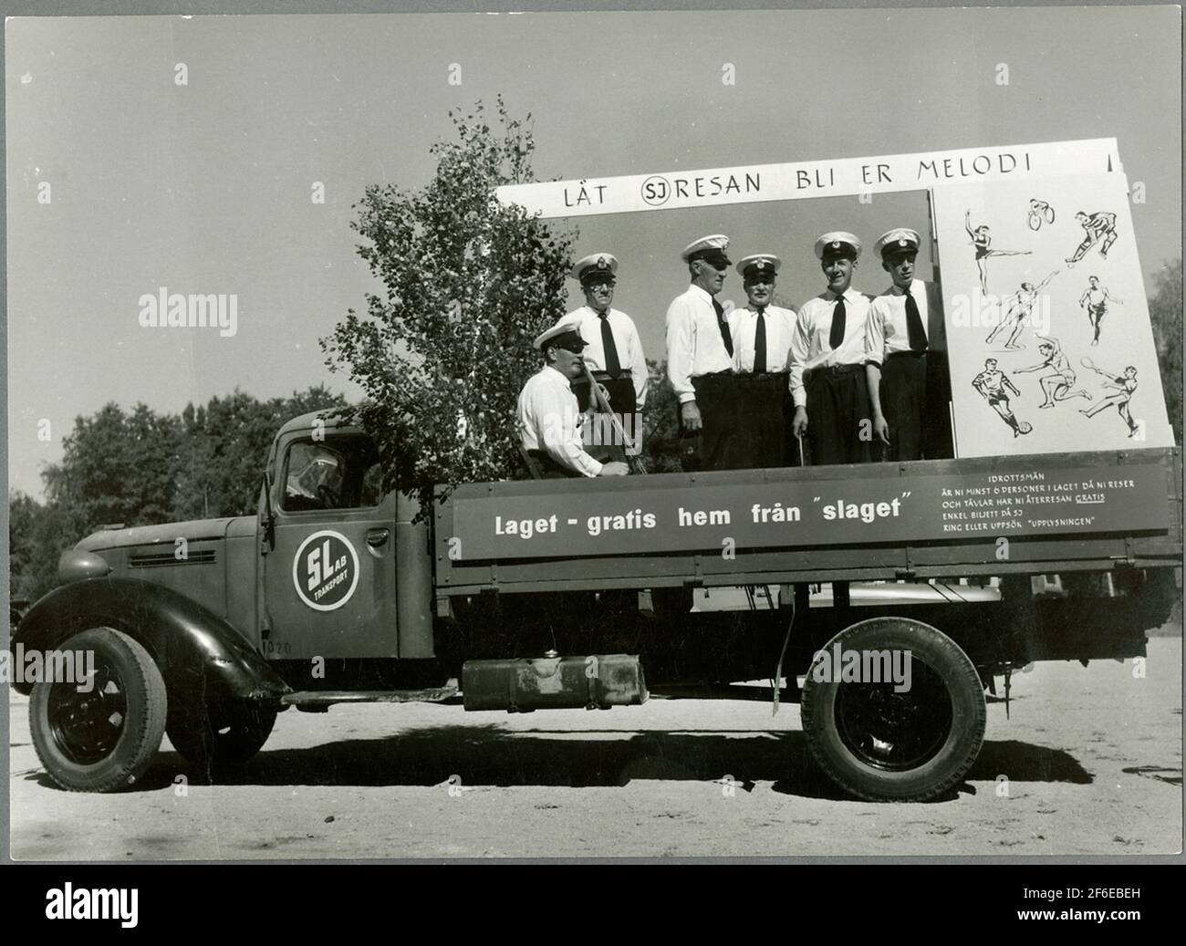 Swedish truck AB, Slab truck during the children's day in Södertälje ...