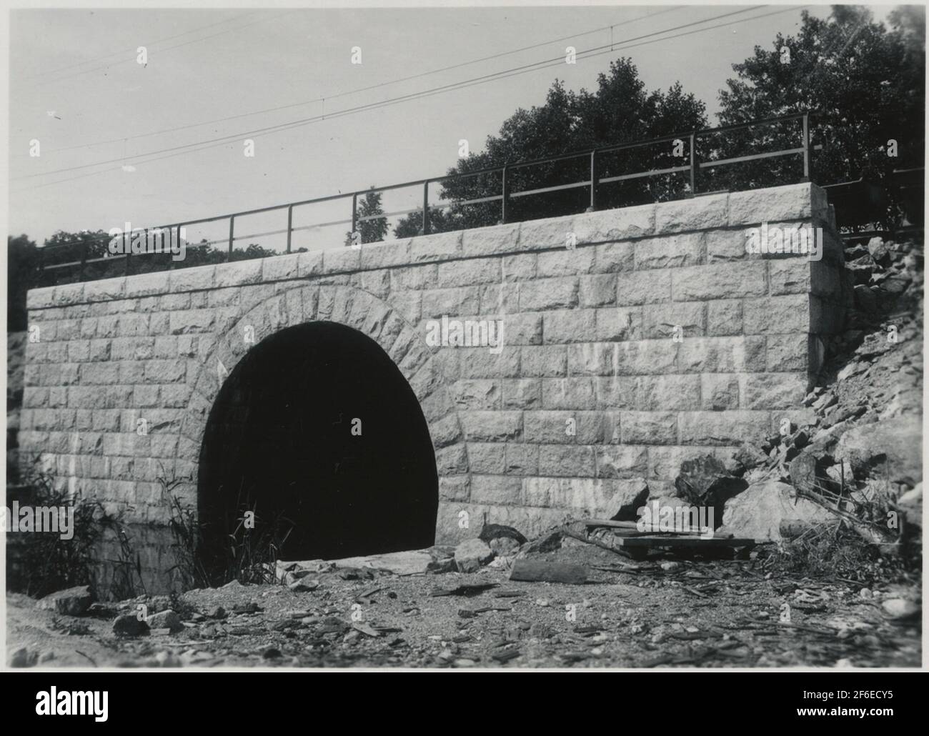 Extension of culvert over Stenhammarsån. On the line between the Flen ...