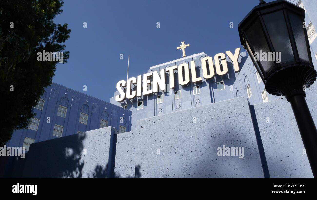 Church scientology los angeles building hi-res stock photography and ...