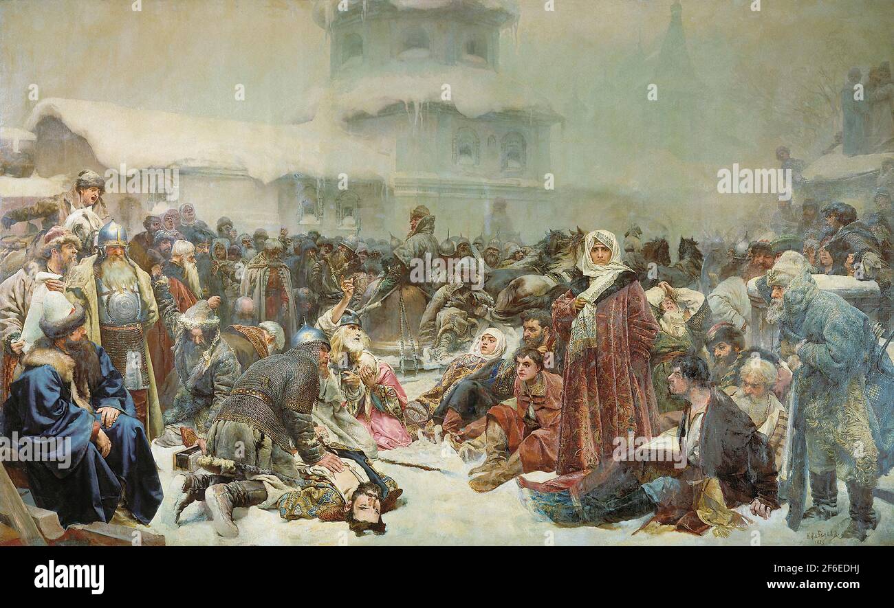 Destruction of novgorod by ivan iii hi-res stock photography and images ...