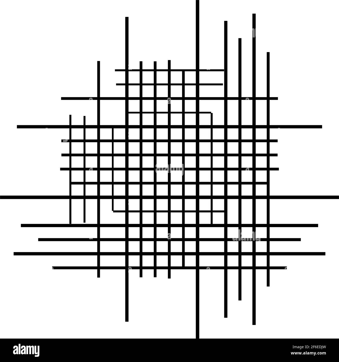 Abstract grid, mesh, lattice, grating geometric element — Stock vector illustration, Clip art ...