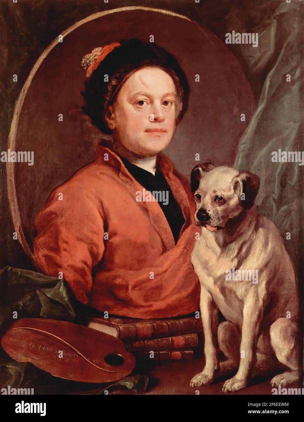 William hogarth self portrait hi-res stock photography and images - Alamy